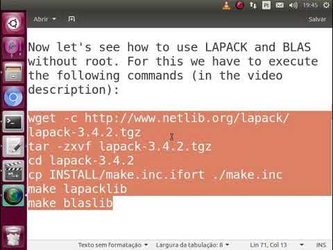 Instaling and using LAPACK and BLAS with IFORT without Root - YouTube
