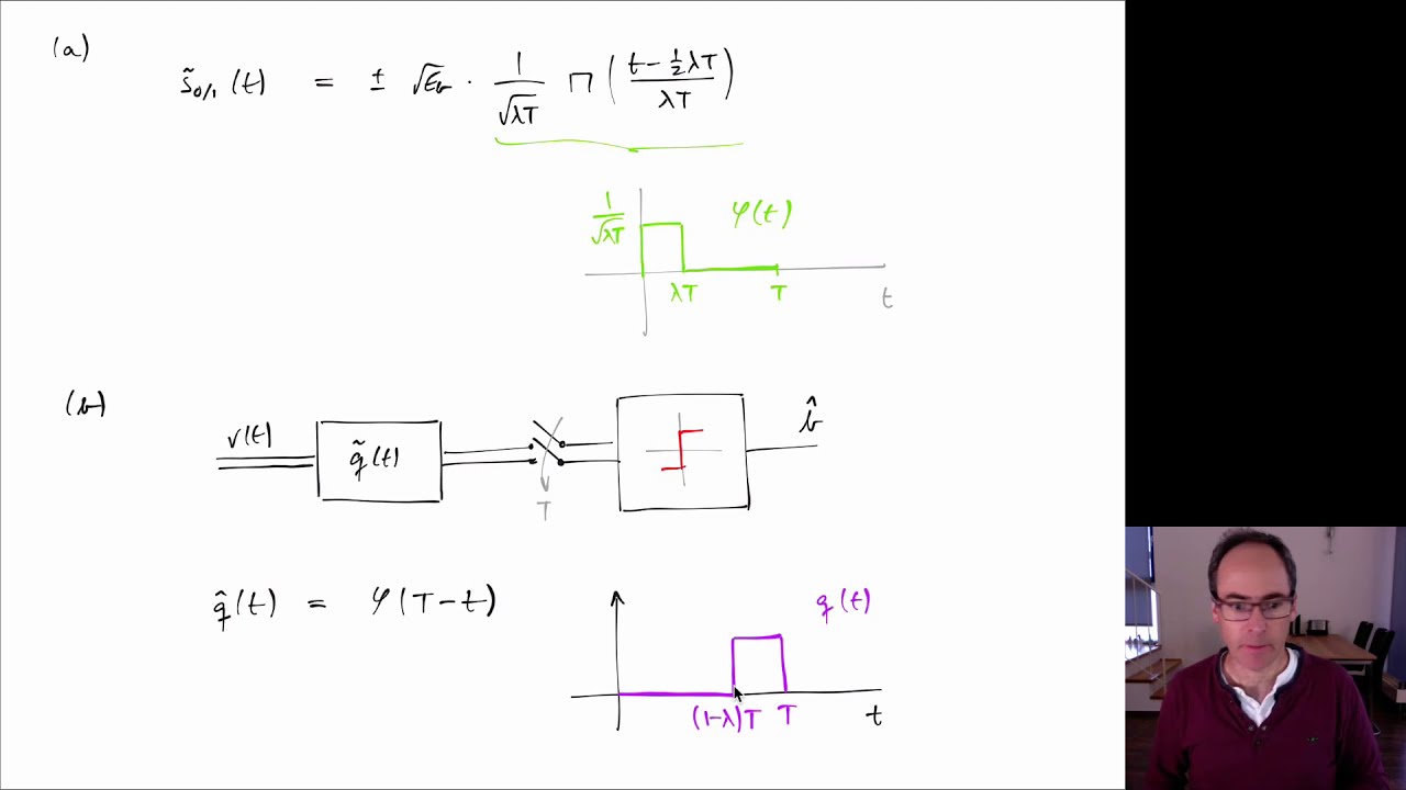 COM V20-1 M13 R3 Receptor óptimo equivalente de banda base (passband ...