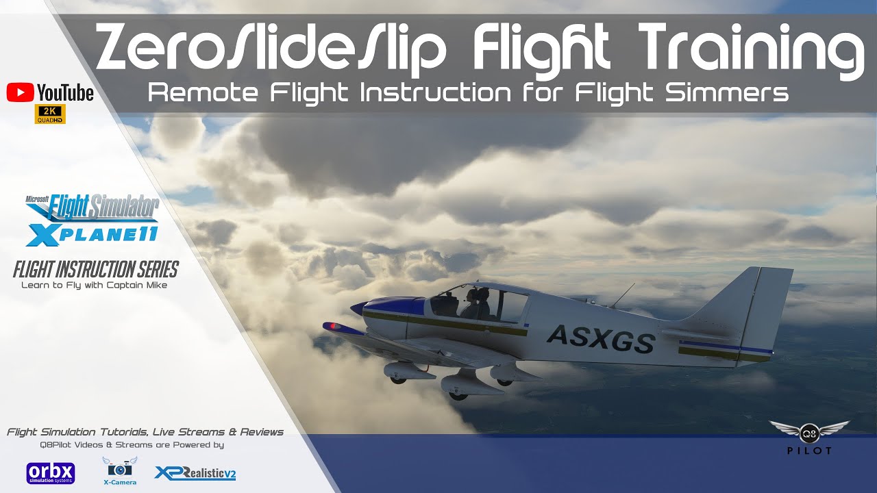 Zero Side Slip | Remote Flight Training for Flight Simmers - YouTube