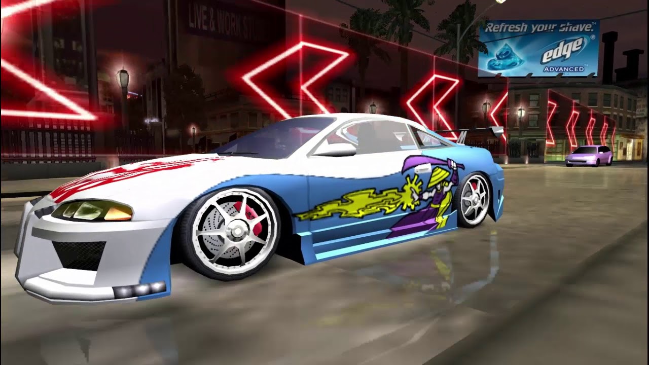 NFS Underground 2 Eclipse круг #4 - YouTube