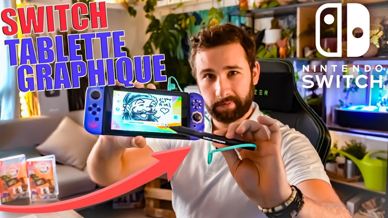 Je TRANSFORME la NINTENDO SWITCH en TABLETTE GRAPHIQUE 😱 Colors Live ...
