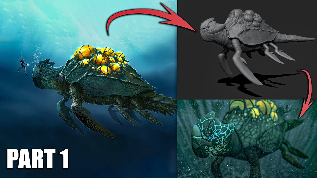 Turtle Leviathan Speedsculpt (1st iteration) - YouTube