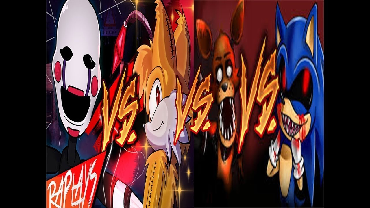 PUPPET VS TAILS DOLL VS FOXY VS SONIC.EXE KRONNO & CYCLO FT.PUNYASO ...