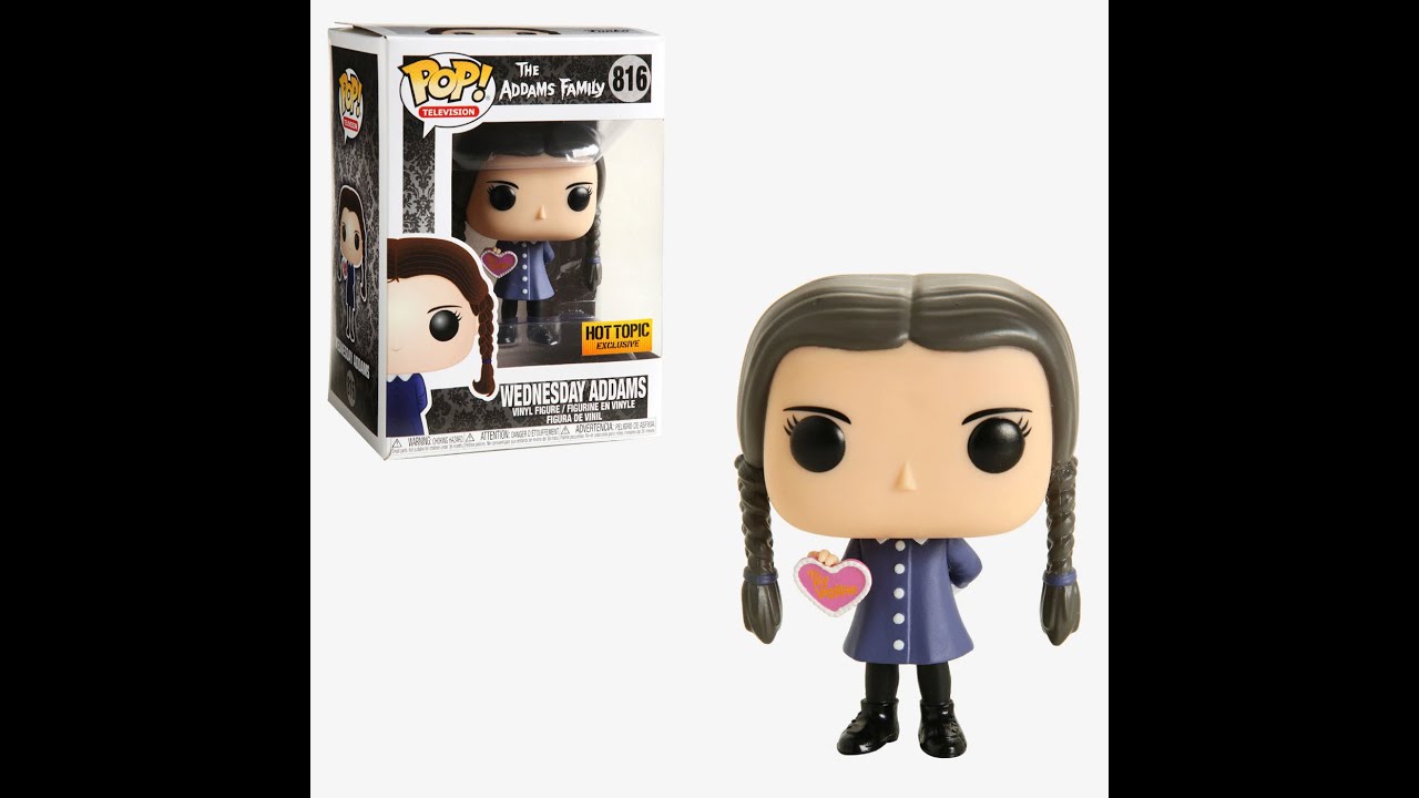 The Addams Family Wednesday Addams (Valentines) 31 Horror Toys in 31 ...