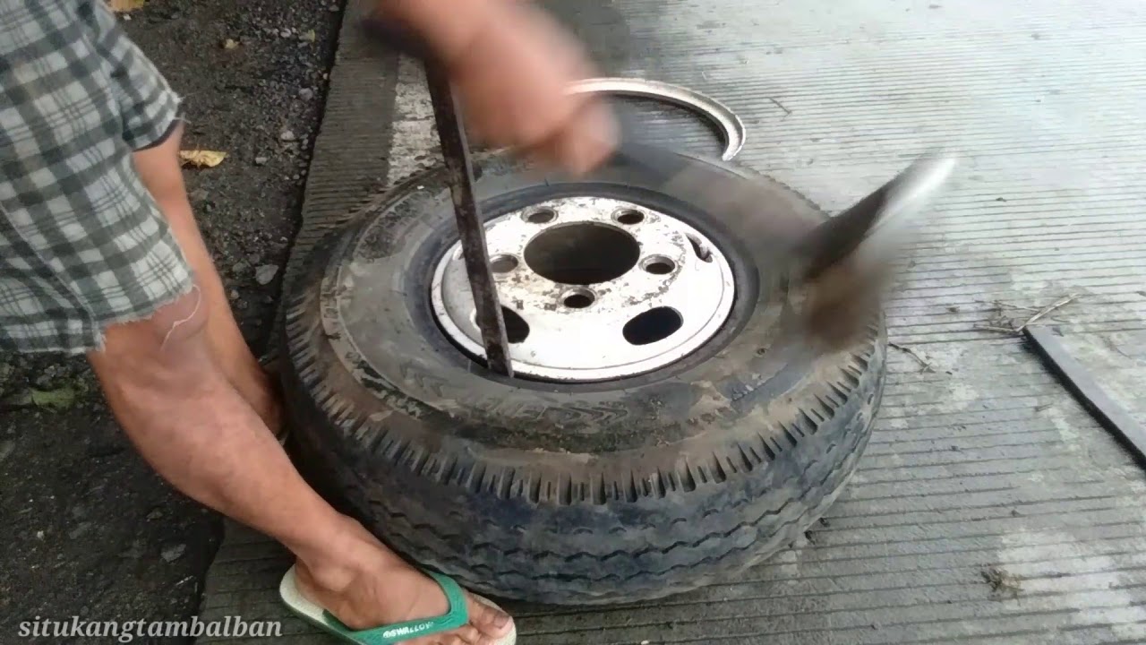 Cara Mudah Mengatasi Ban Truk Lengket - YouTube