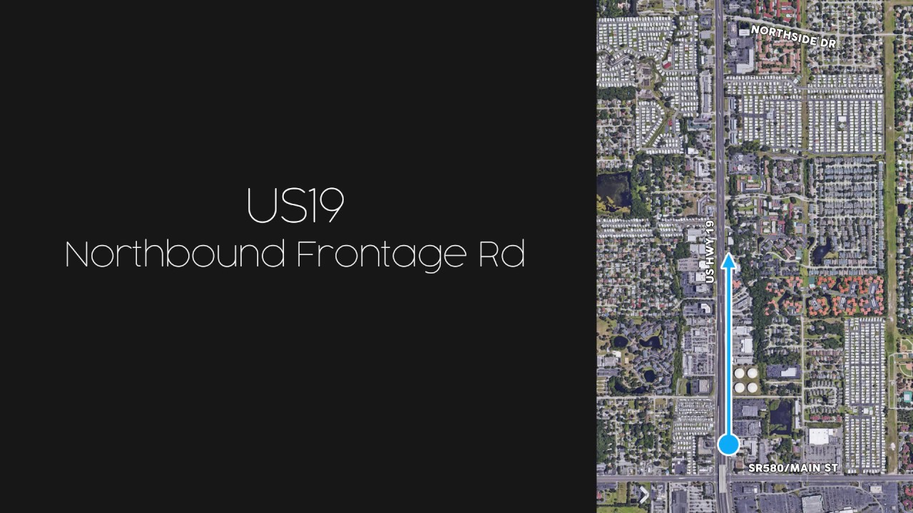 US19 NB Frontage Rd Animation - YouTube