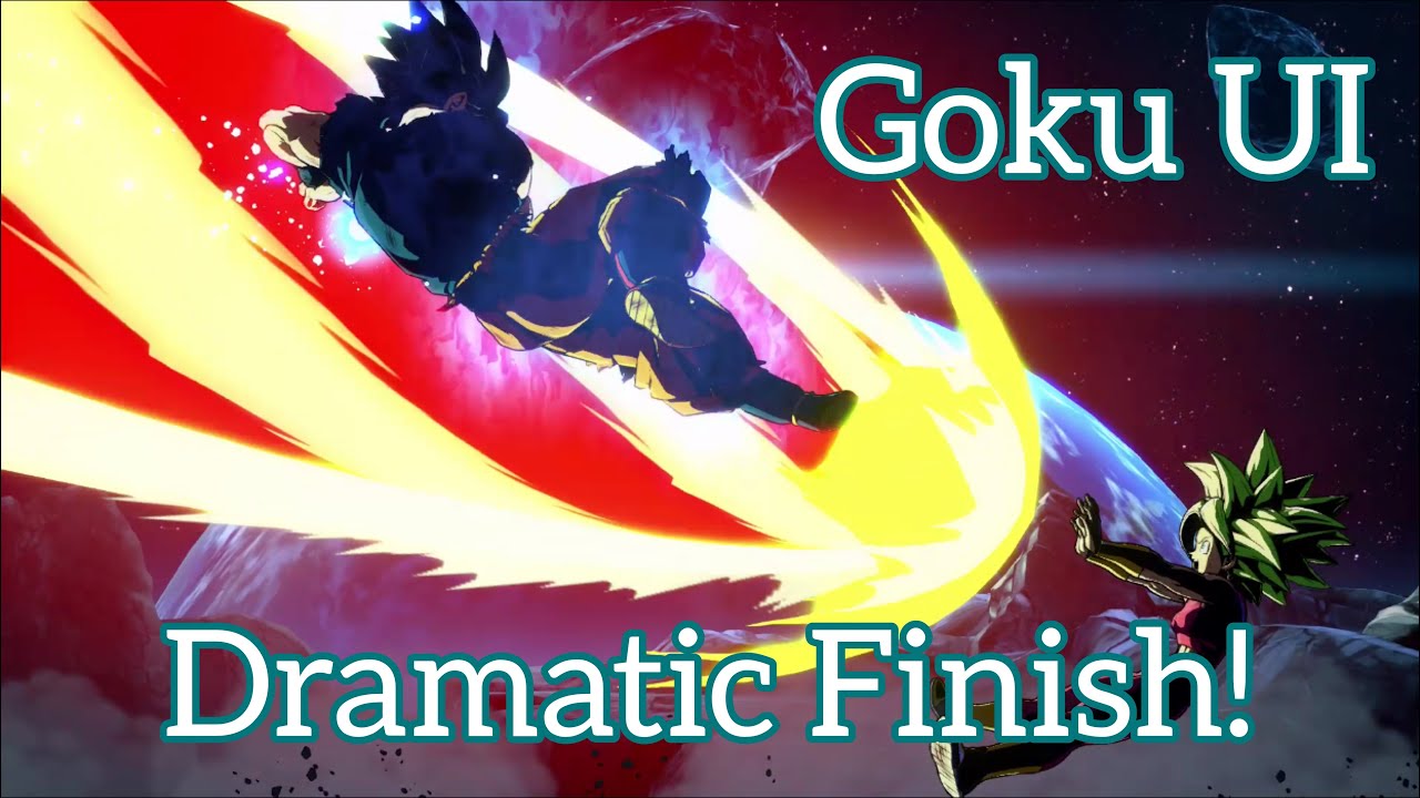 Dragon Ball FighterZ - Goku Ultra instinct Dramatic Finish vs Kefla ...