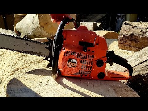 Husqvarna 1100CD chainsaw - YouTube