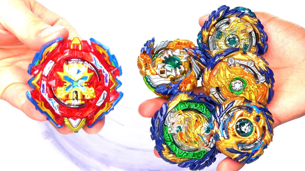 NEW XIPHOID XCALIBUR vs ALL FAFNIR BEYS | Beyblade Burst Evolution ...