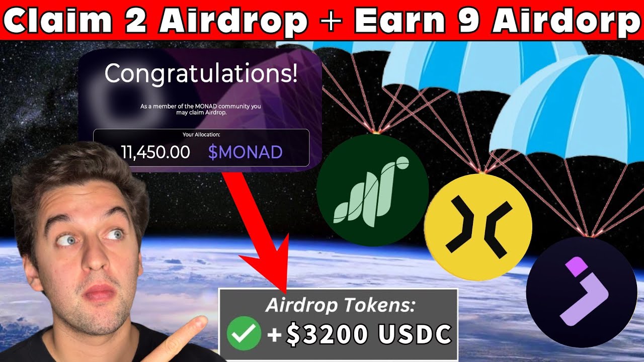 Claim 2 AIRDROPS NOW + Earn 9 Airdrops - COMPLETE GUIDE - YouTube