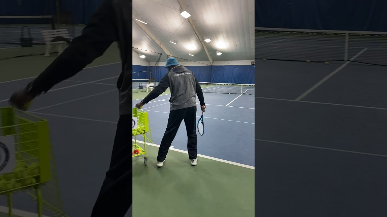 How to improve your trophy position in tennis - YouTube