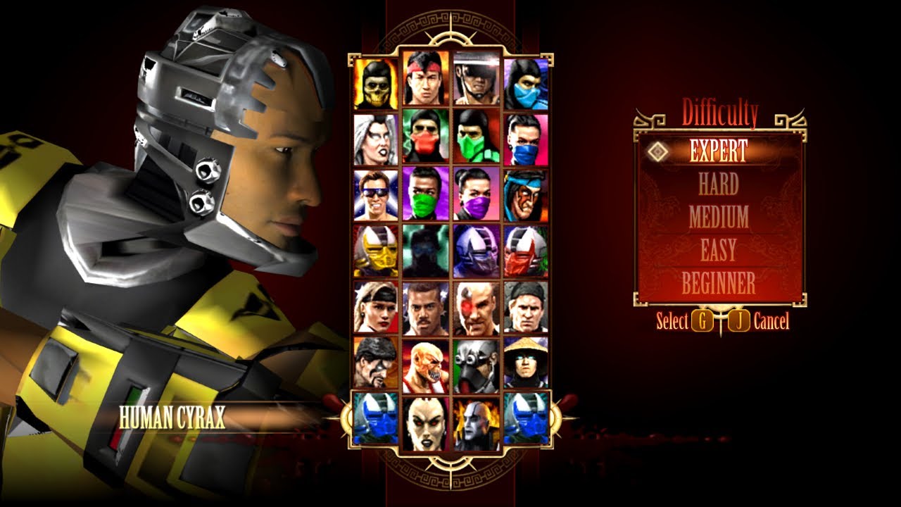 Mortal Kombat 9 - HUMAN CYRAX MOD - NEW Expert Tag Aracde Gameplay ...
