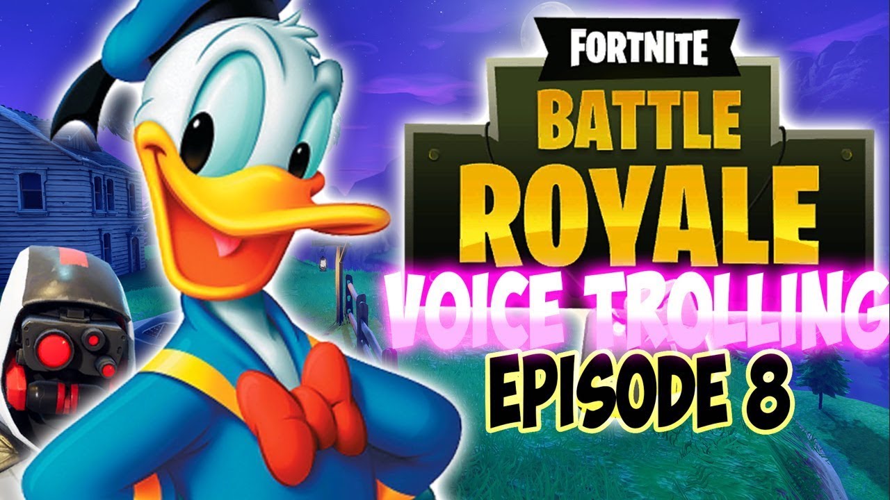 FORTNITE Voice Trolling #8 /// Donald Duck - YouTube