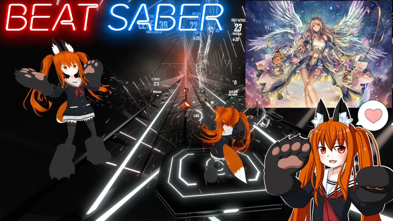 [Beat Saber] Yooh - MariannE (Lanota Edit) [Full body tracking] - YouTube