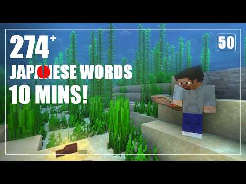 Natural Japanese Listening 🥚 Underwater Ruins Hunt : Takicraft Ep.50