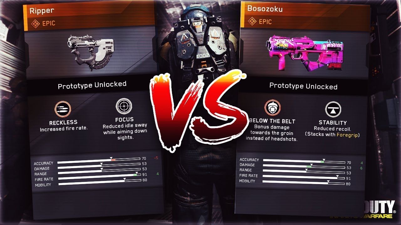 RIPPER vs BOSOZOKU: Which EPIC RPR EVO is BETTER in INFINITE WARFARE ...