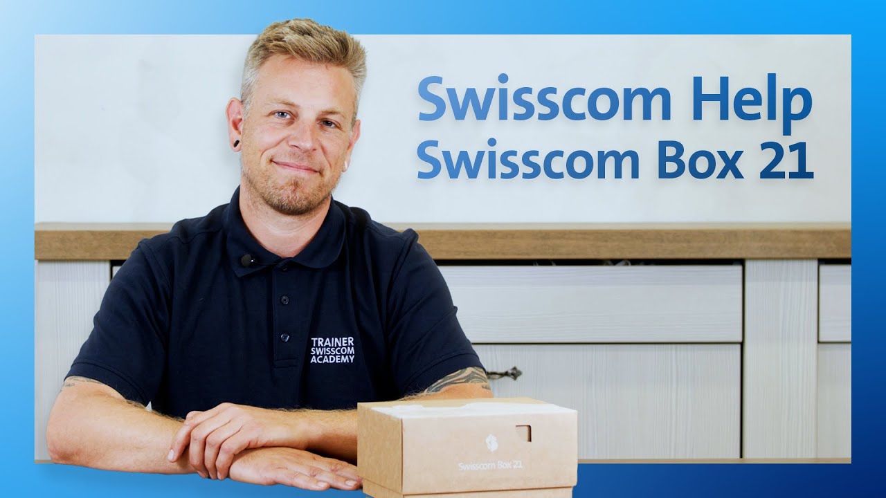 Swisscom Box 21 Unboxing und Inbetriebnahme – Swisscom Help - YouTube