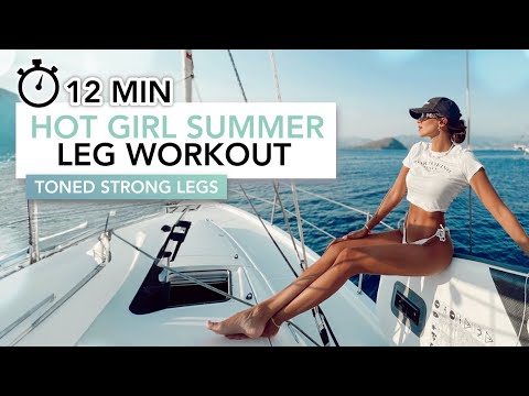 12 MIN HOT GIRL SUMMER LEGS WORKOUT | Get Toned Lean Legs (Fast Results / No Bulk) | Eylem Abaci