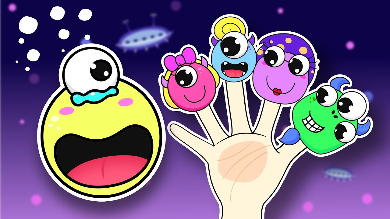 Finger Monster Family | 2D Billions Kids Songs - YouTube