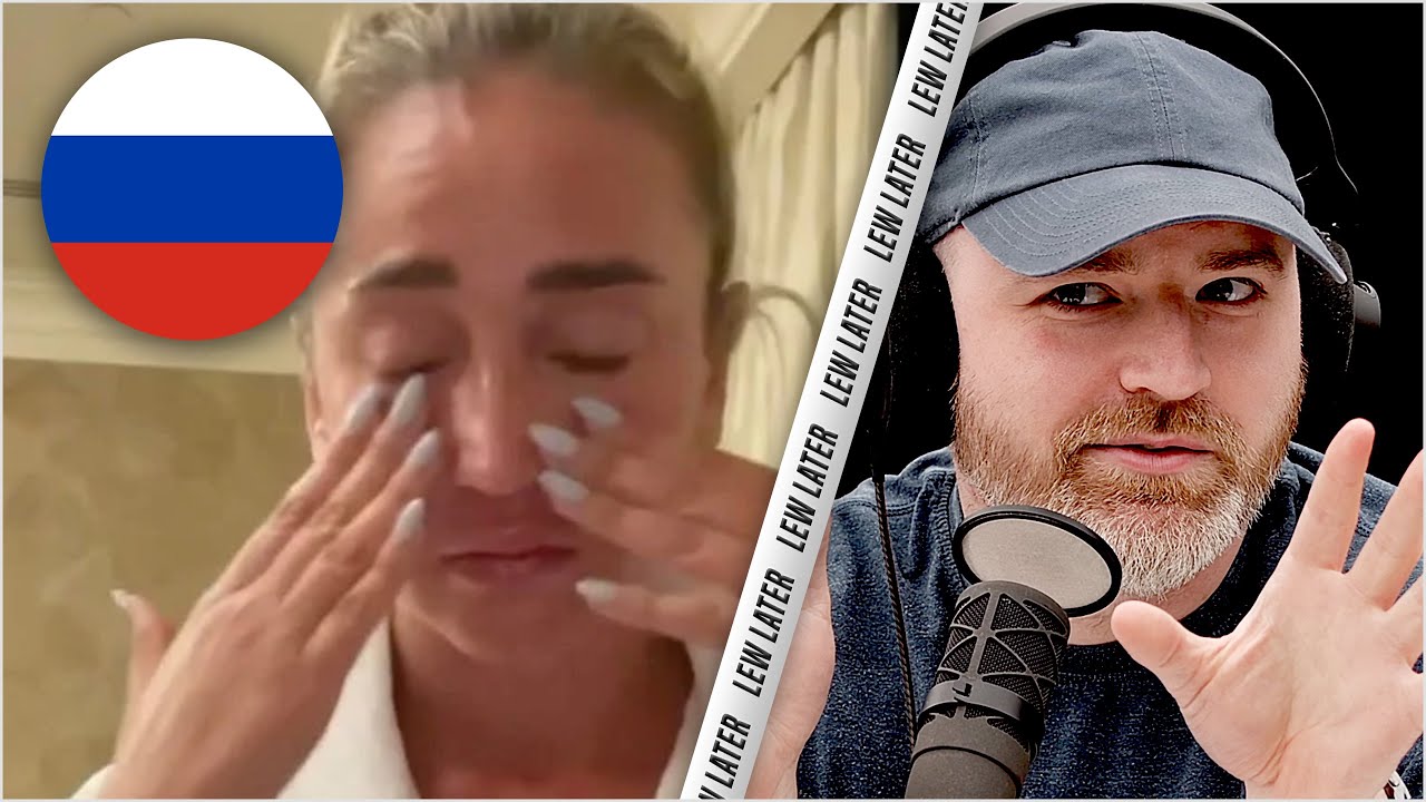Russian Influencer Loses It After Instagram Shutdown - YouTube