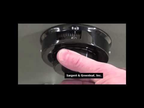 Sargent & Greenleaf SafeLock101 2740 Users' Guide - YouTube