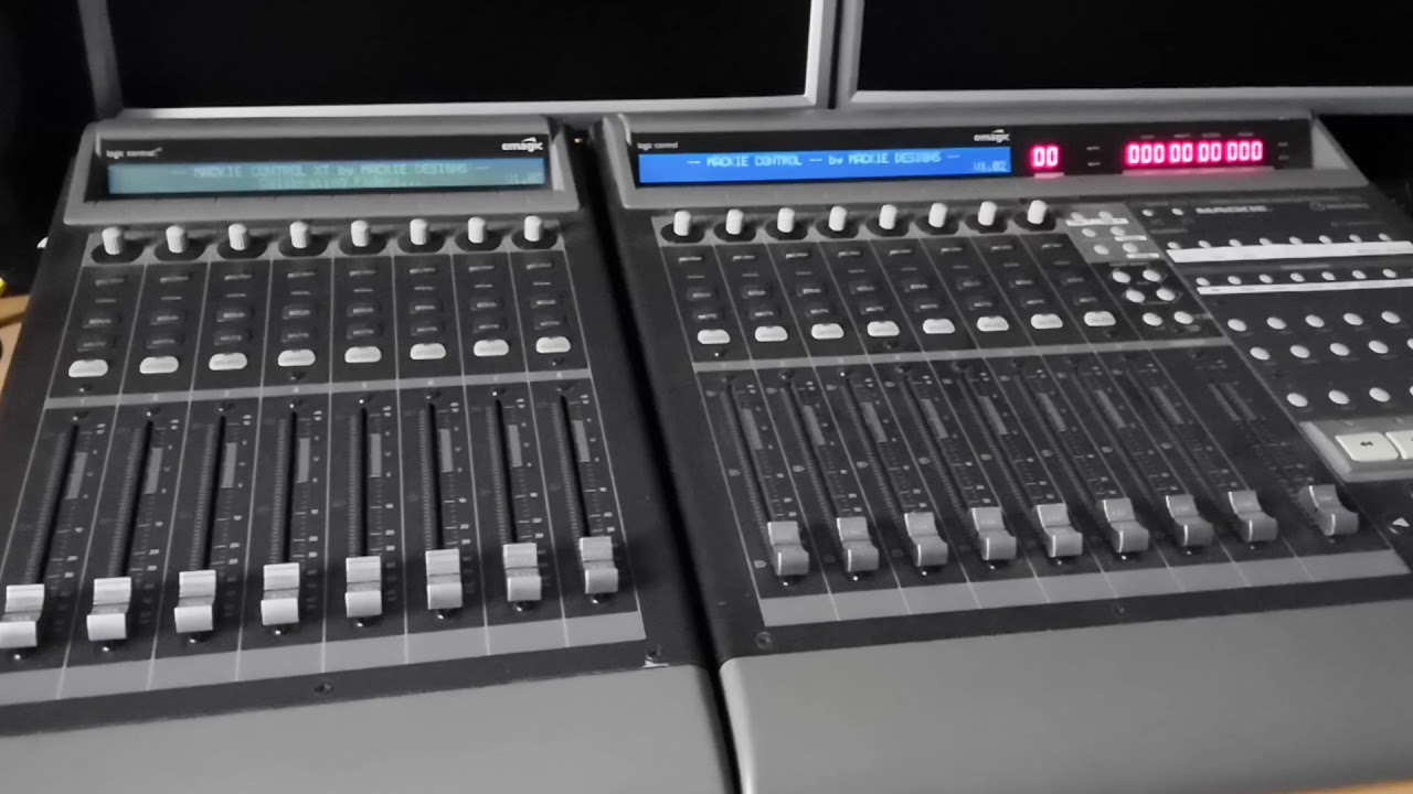 Mackie Logic control and extender calibration - YouTube