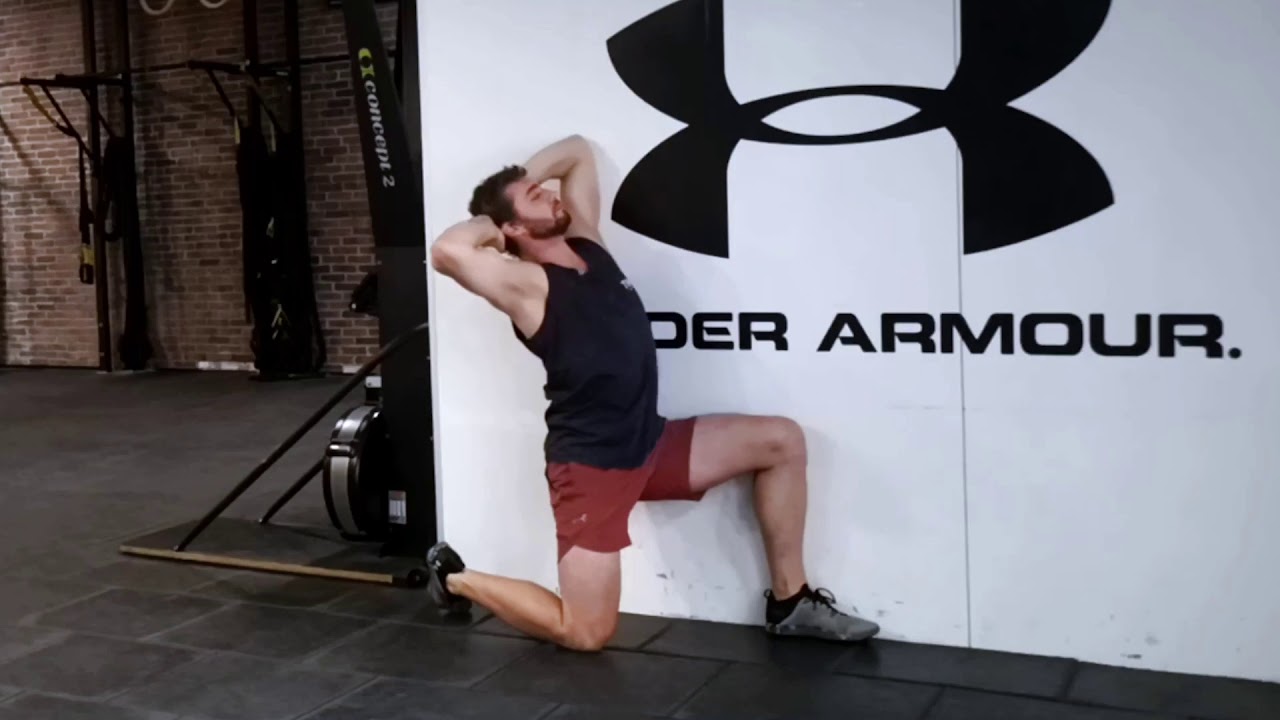 Kneeling towards wall rotations - YouTube