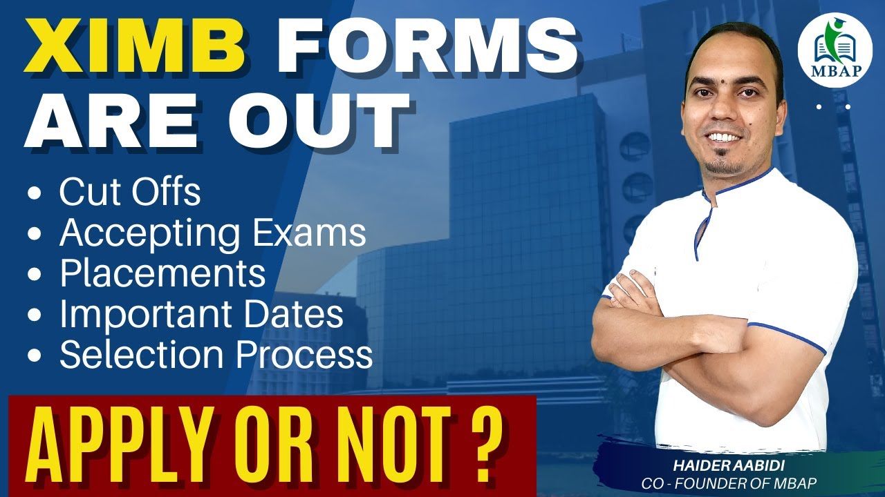 XIMB Forms Are Out. Avg Pkg 17.54 LPA. Cut Off 90%ile - YouTube