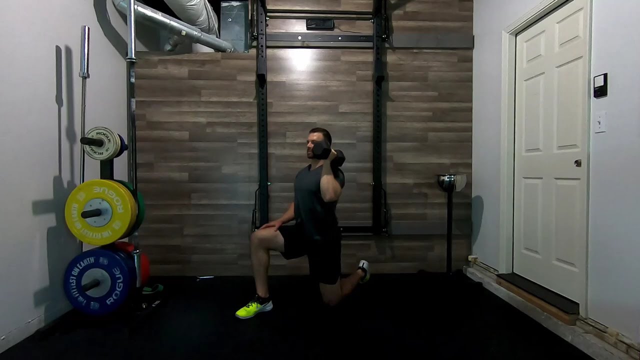 Single Arm Half Kneeling Press - YouTube