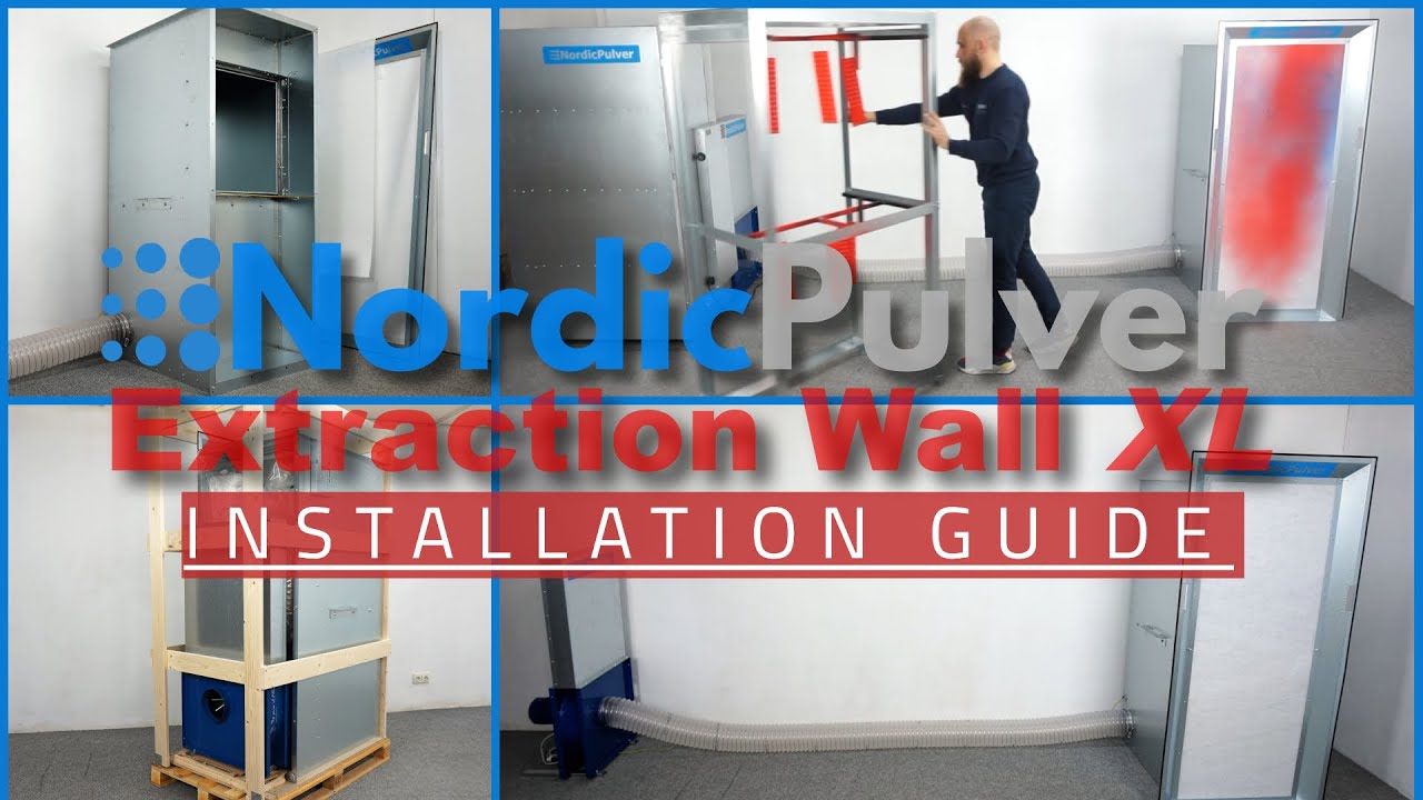 Installation Guide: Powder Extraction Wall NordicPulver | Powder Spray ...