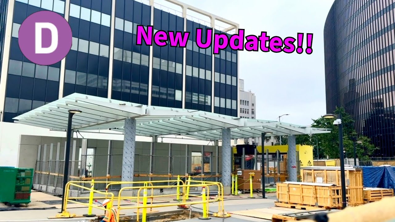 Los Angeles Metro D Line Extension Construction Update - June 2025 ...