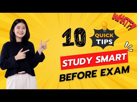 10 Easy Tips To Study Smart Before Exams - YouTube