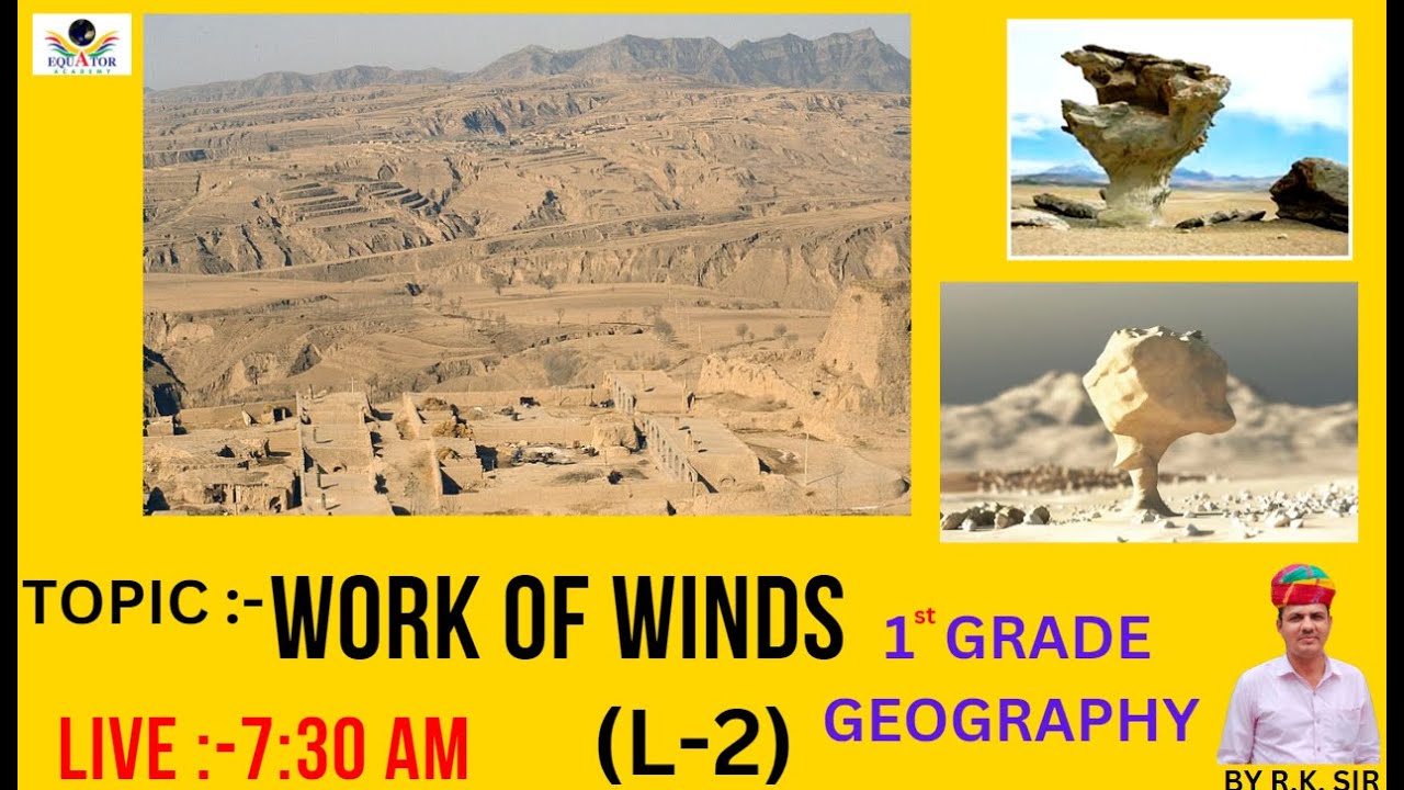 work of winds || WORLD GEOGRAPHY || R.K. SIR || #ias #ras #si # ...