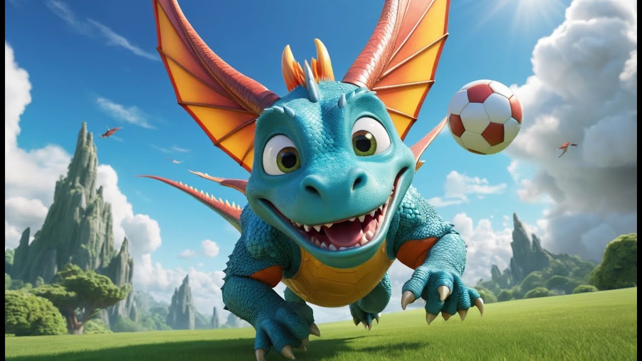 Dizzy the Dragon Wants to Play | Fun Fantasy Nursery Rhyme for Kids | Magical Sing-Along Song ...