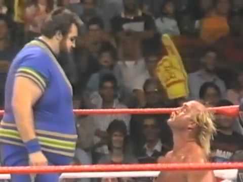 Hulk Hogan gets beat down by Akeem and Big Boss Man 1989