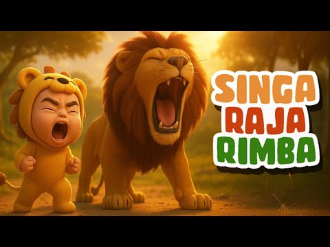 Singa Menerkam 🦁 | Lagu Anak Ceria dan Edukatif