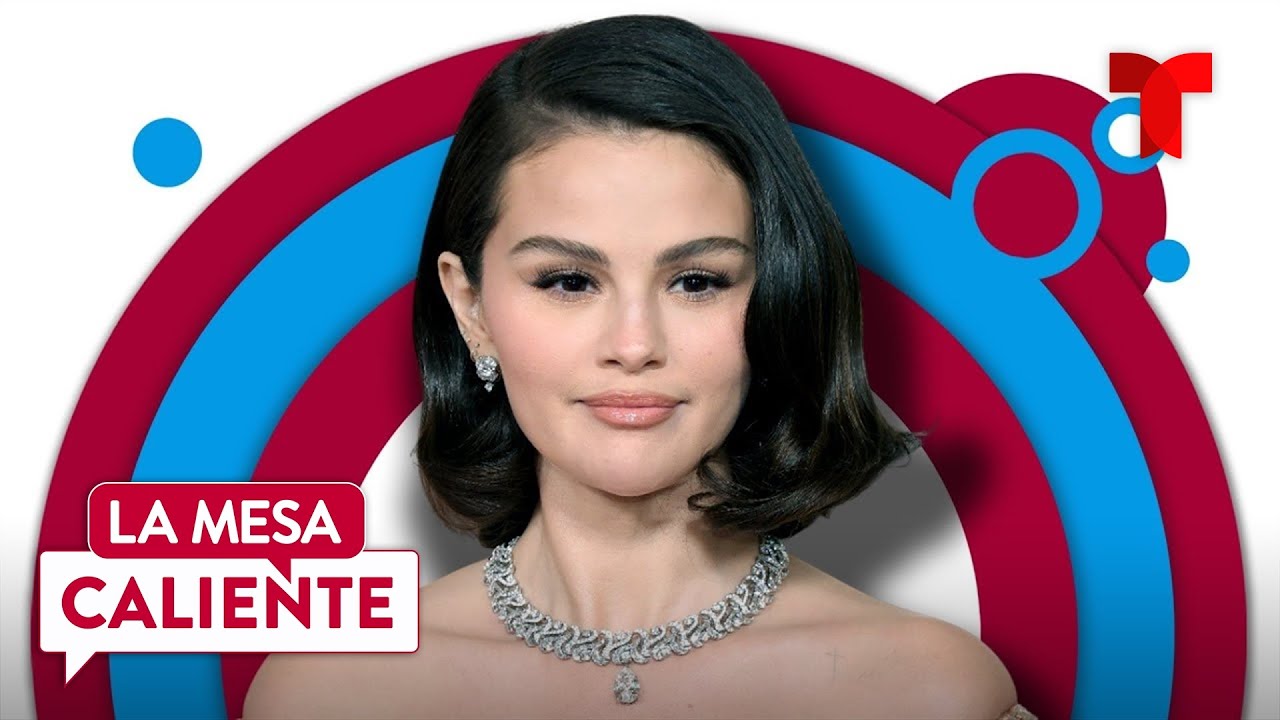Selena Gómez: Su vestido de Ralph Lauren con 16 mil gotas | La Mesa Caliente - YouTube