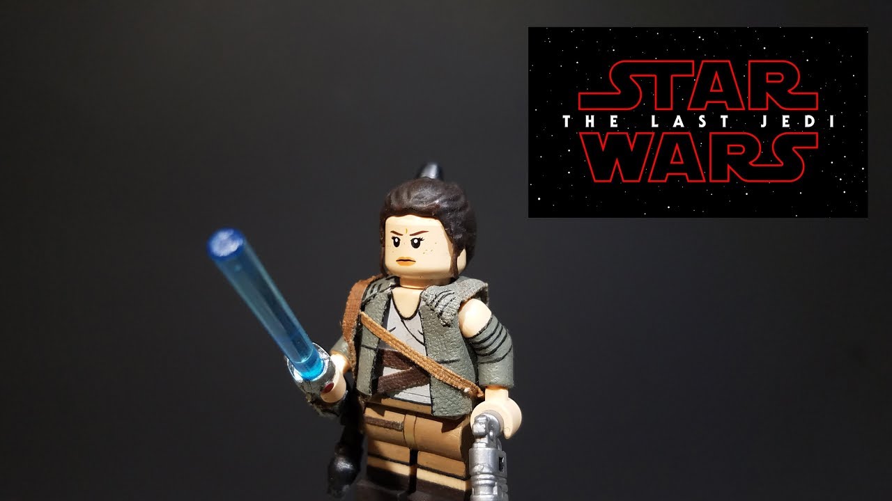 LEGO Star Wars: The Last Jedi - Rey (Resistance Outfit) Custom Showcase ...
