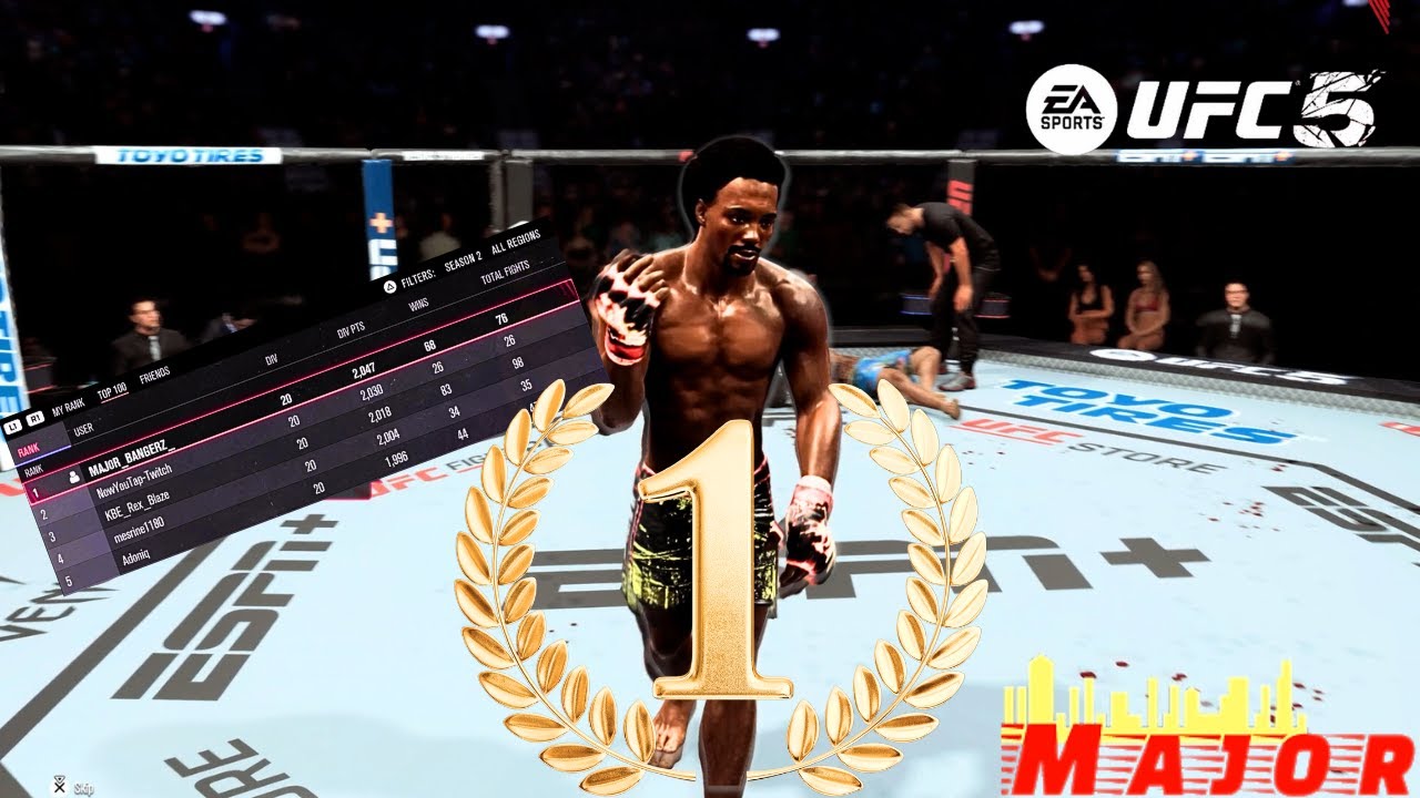 Leveling Up My Caf in UFC 5 Online Career - YouTube