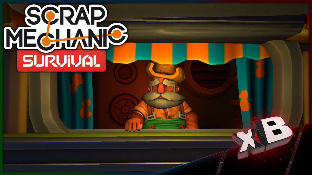 Scrap Mechanic Survival Multiplayer | THE TRADER & SPUD GUN! [E03 ...