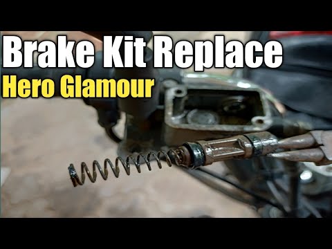 How To Replace Front Brake Mc Kit Hero Glamour| DOT4 VISHNUOMANAKUTTAN ...