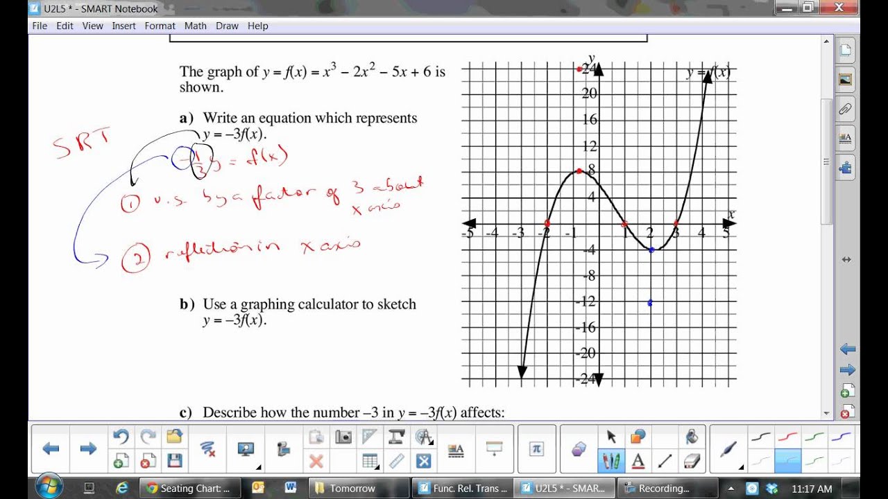 U2L5 Stretches about the x axis or the y axis part 1 - YouTube