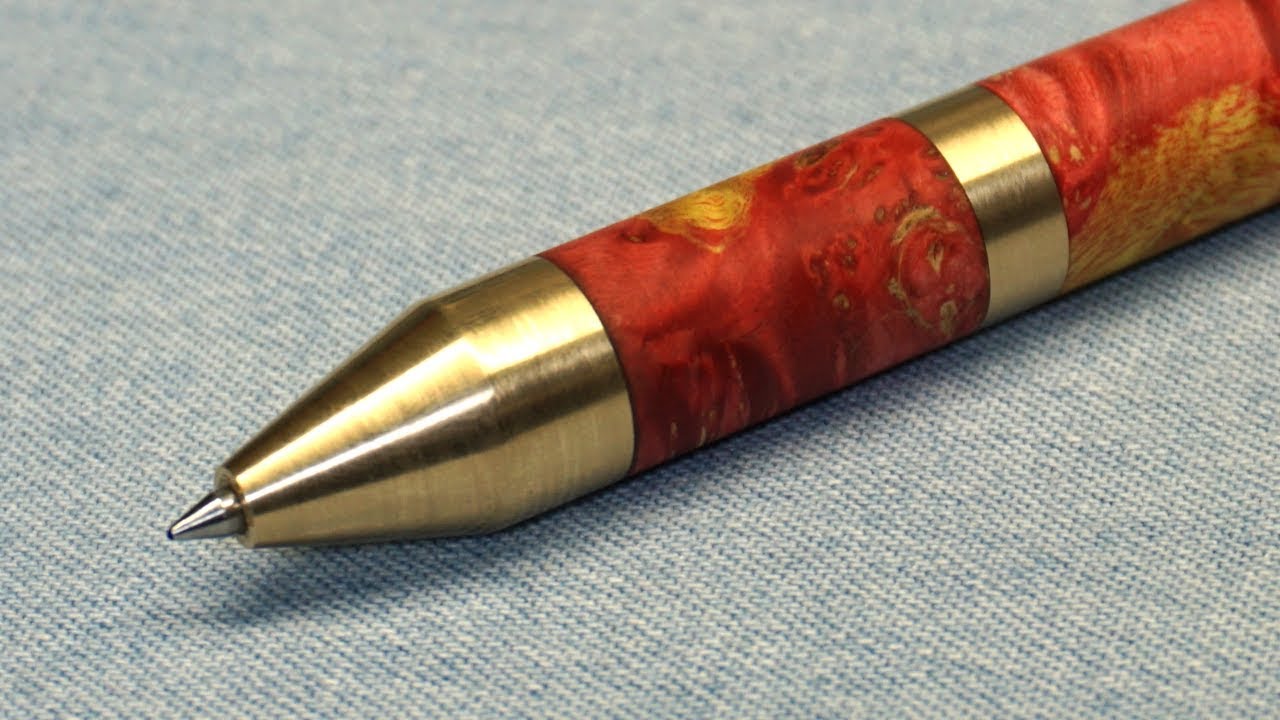 Making a Pen from a Stabilized Wood - YouTube