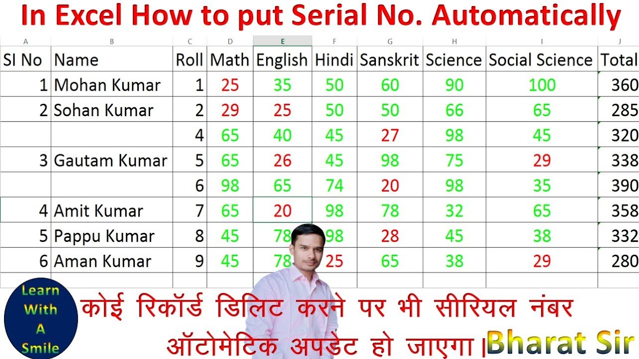 Automatically Insert Serial Number In Excel 2 Method Auto Generate automatically-insert-serial-number-in-excel-2-method-auto-generate