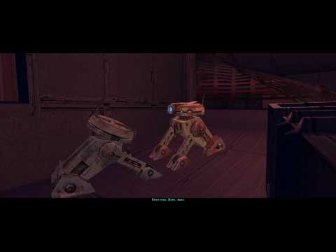 Knights of the Old Republic 2 - PC - Part 03 - Ebon Hawk Prologue (Blind, Difficult)