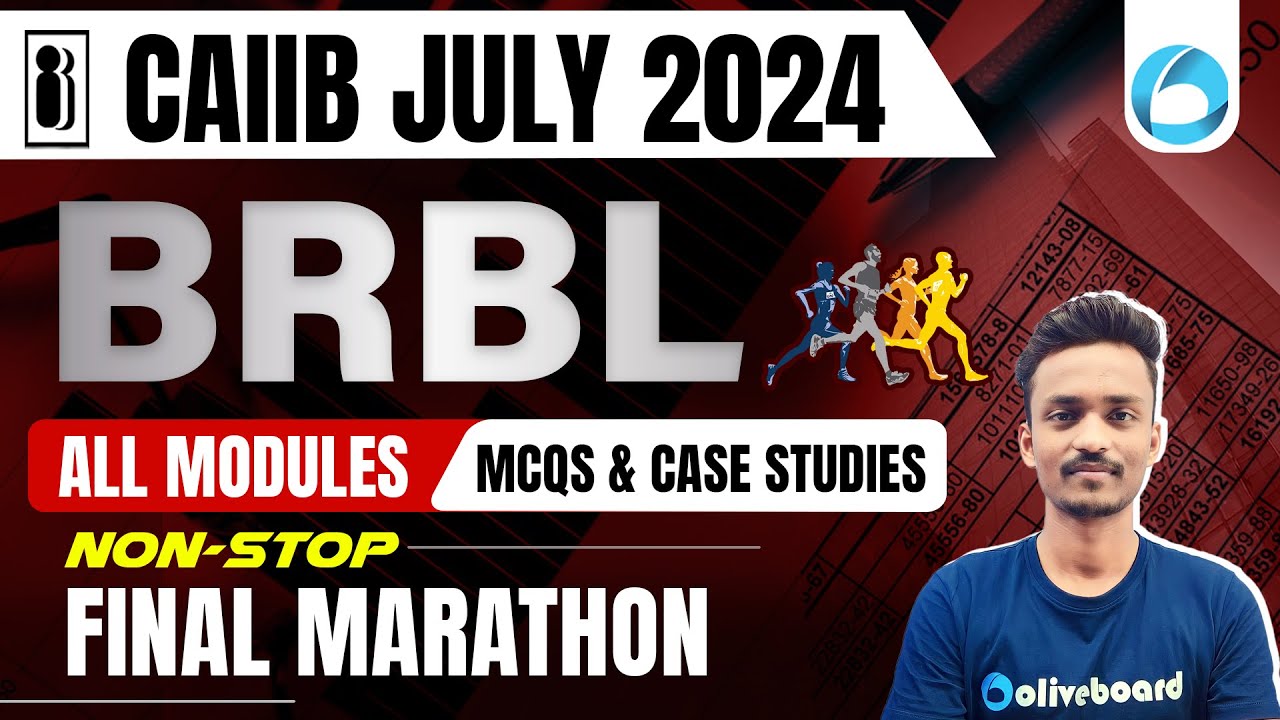 CAIIB BRBL All Modules MCQs & Case Studies Final Marathon | BRBL ...