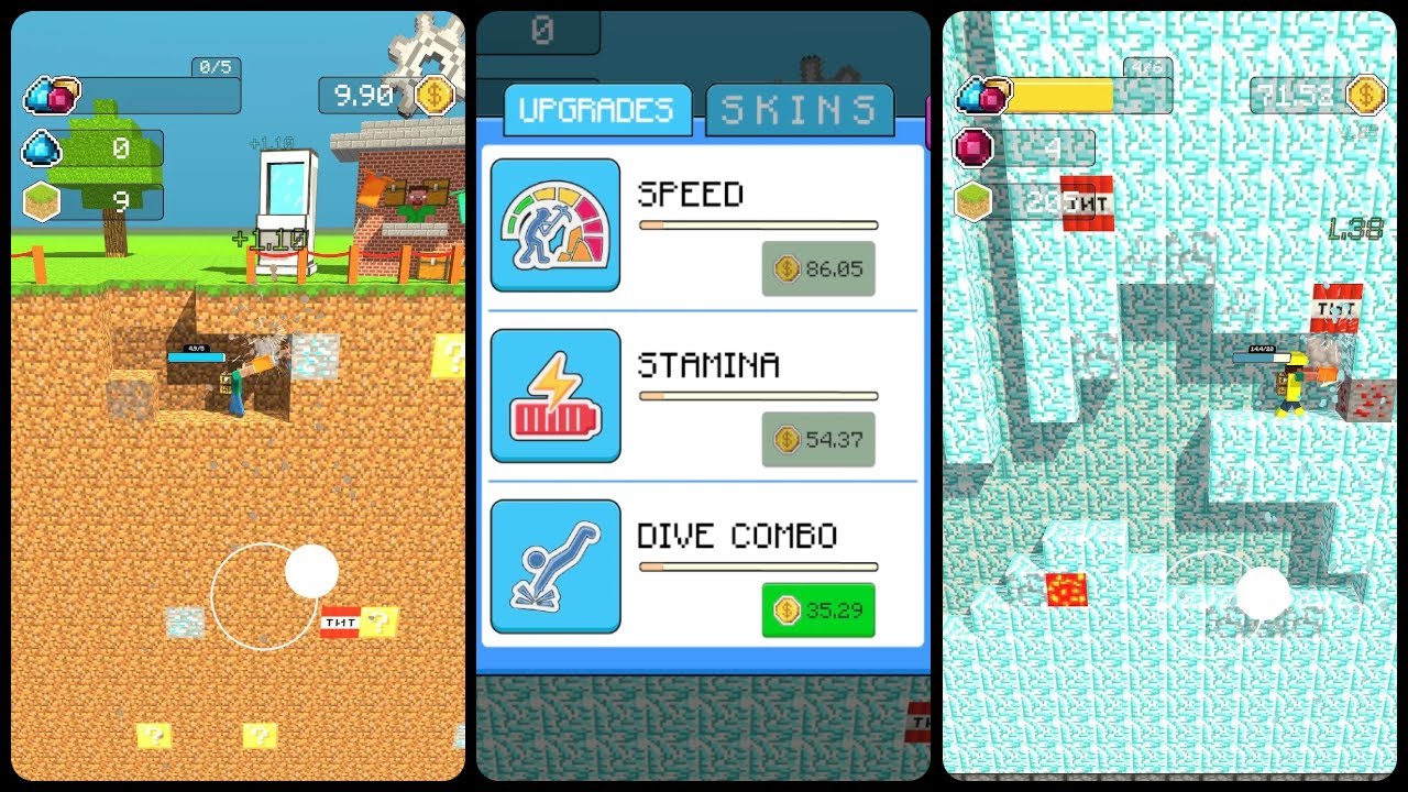 Cube Digger Gameplay Android Mobile - YouTube