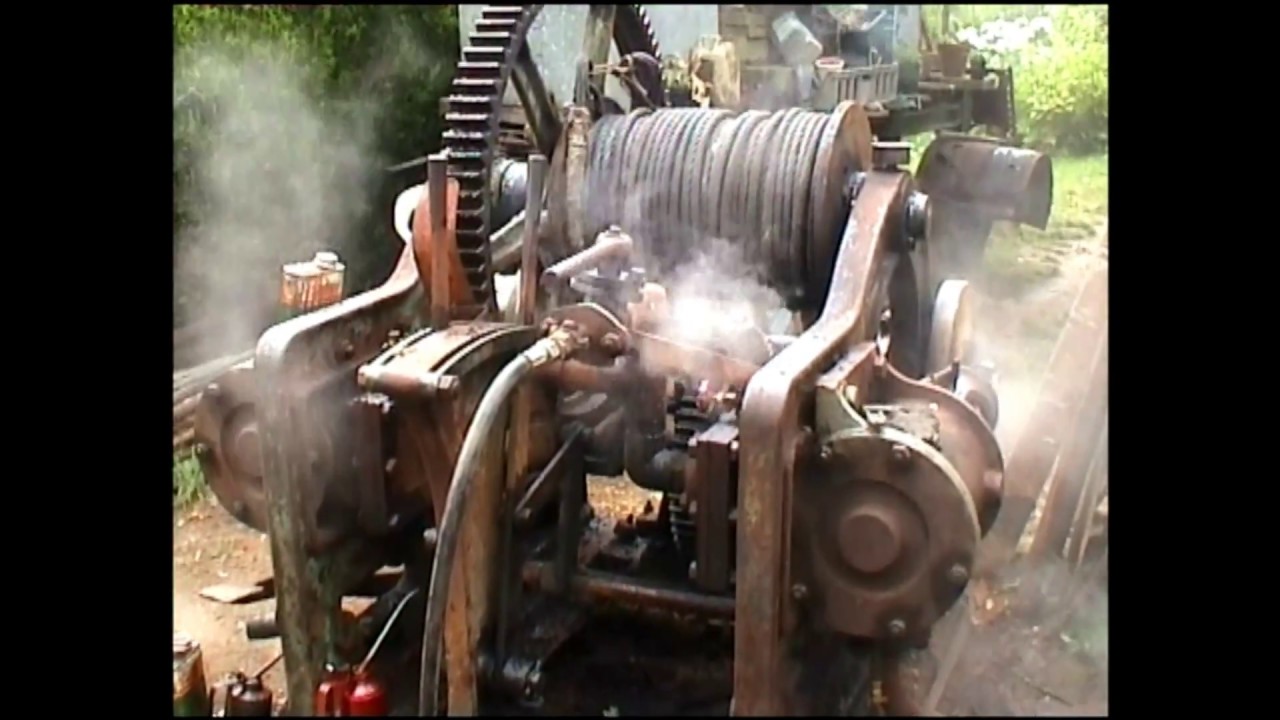 Victorian Steam winch for sale - YouTube