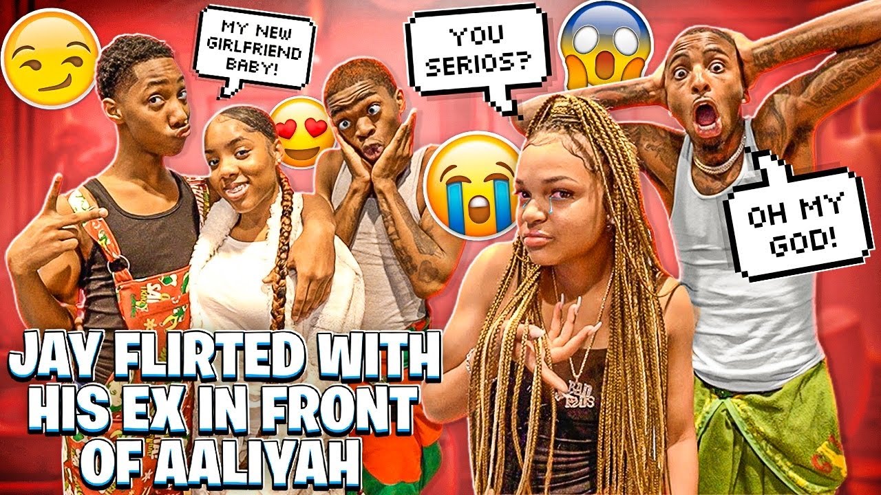 JAY FLIRTED WITH HIS EX GIRLFRIEND INFRONT OF AALIYAH!💔 - YouTube