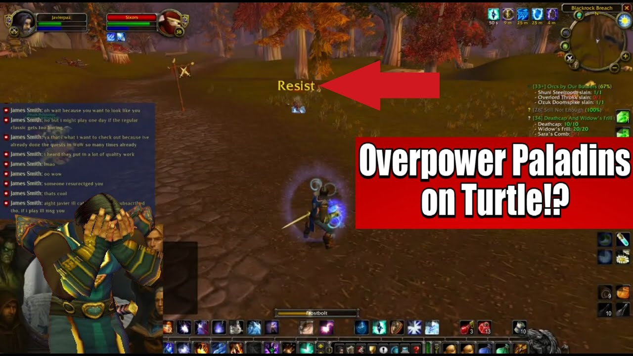 WoW Turtle - Mage vs Paladin duels - YouTube